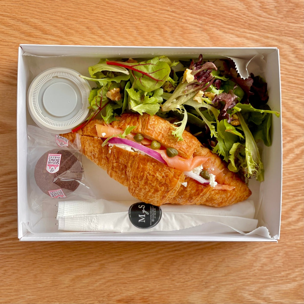 Croissant Box Lunch Gourmet - Pack 12 piezas – Mantel y Servilleta