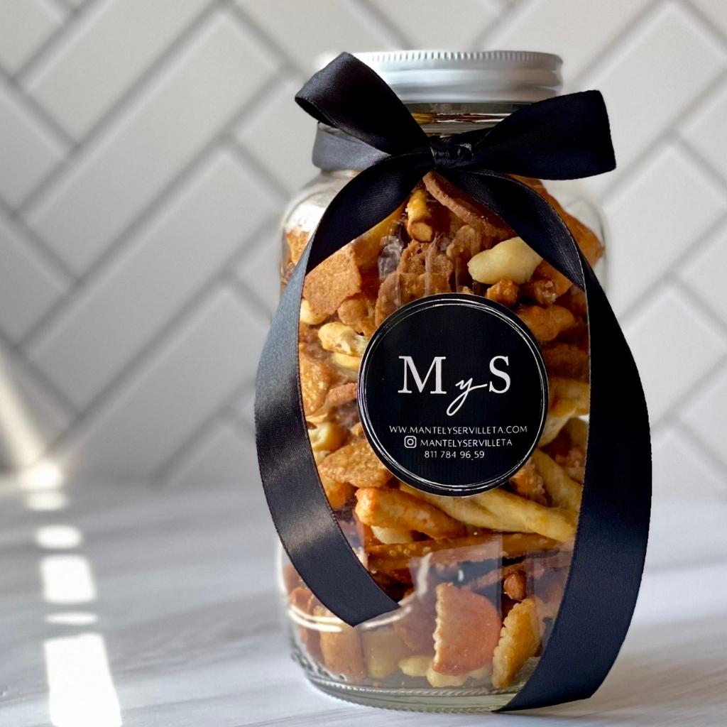 Mix Botanero Salado - Jar Gigante – Mantel y Servilleta